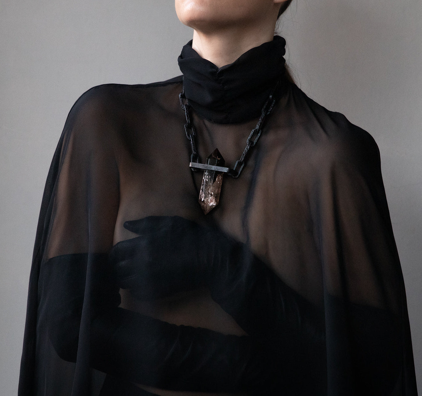 Large smoky quartz necklace – Anu Tera