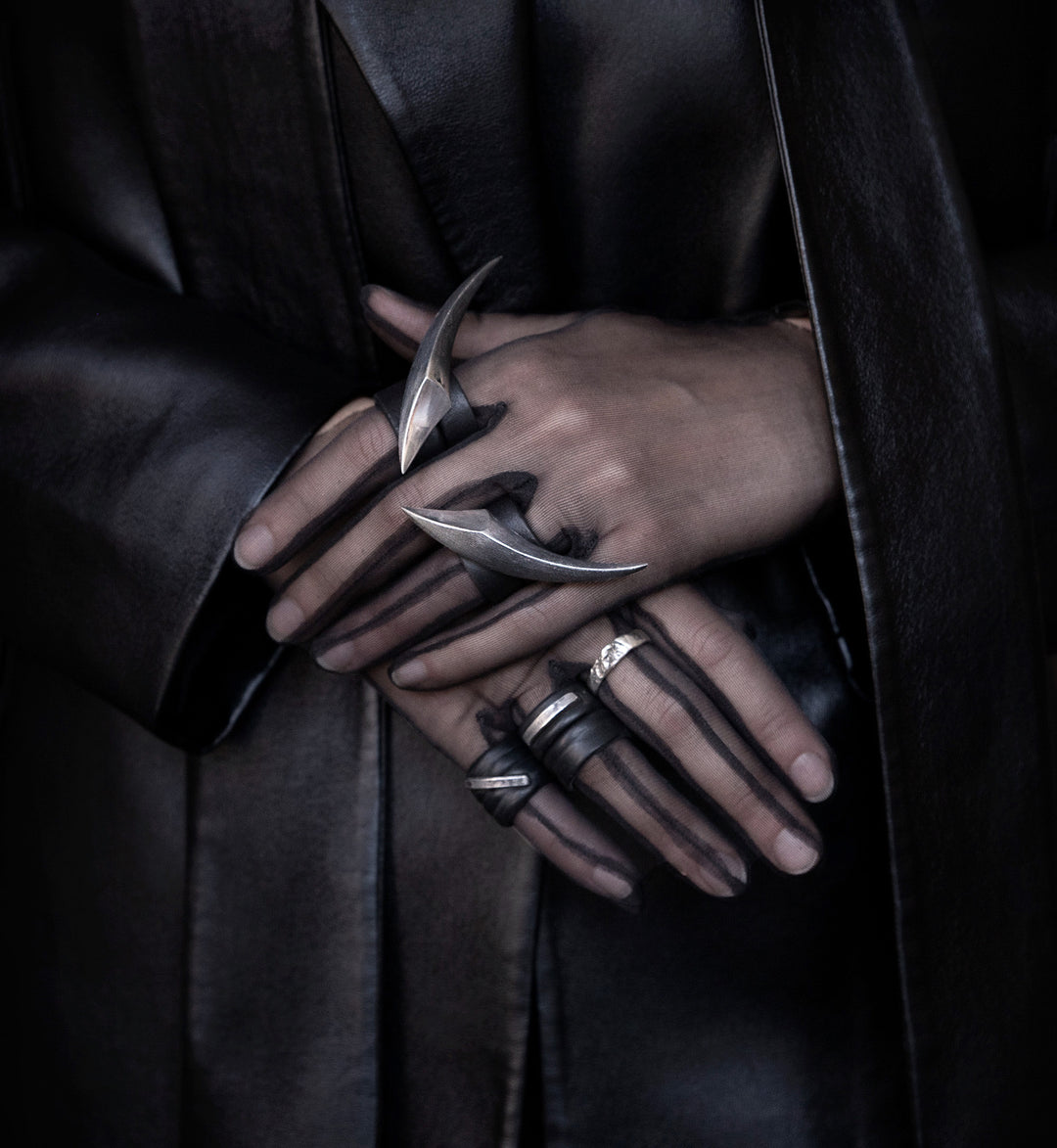Silver Claw ring Set II – Anu Tera