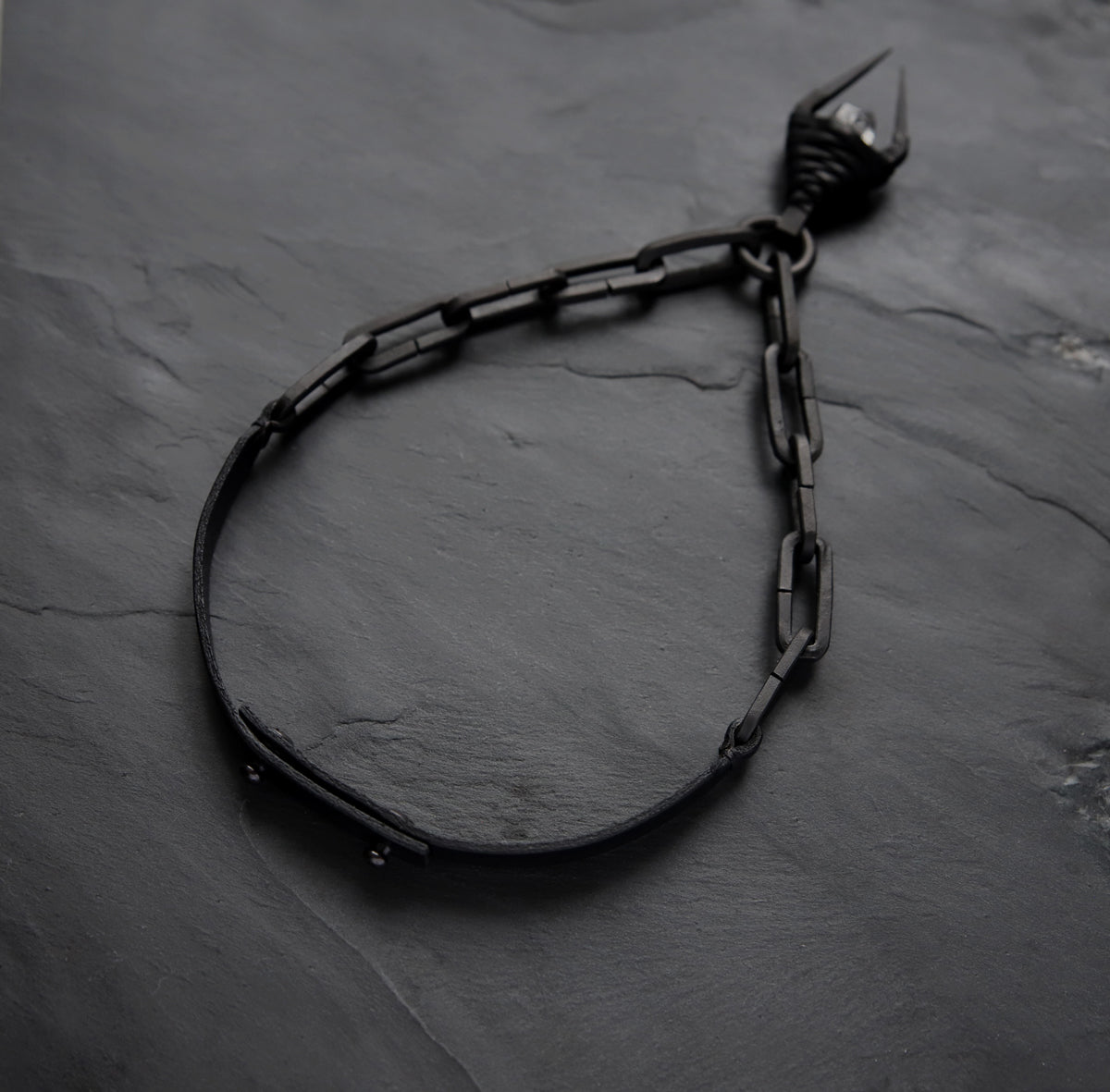 Mini Herkimer & Iron Choker – Anu Tera