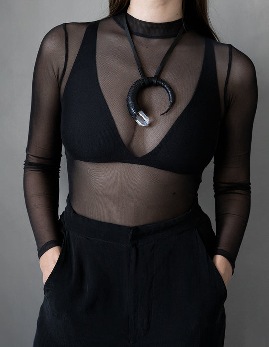 Quartz arm cuff/necklace – Anu Tera